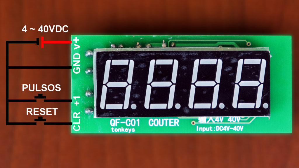Módulo contador de pulsos