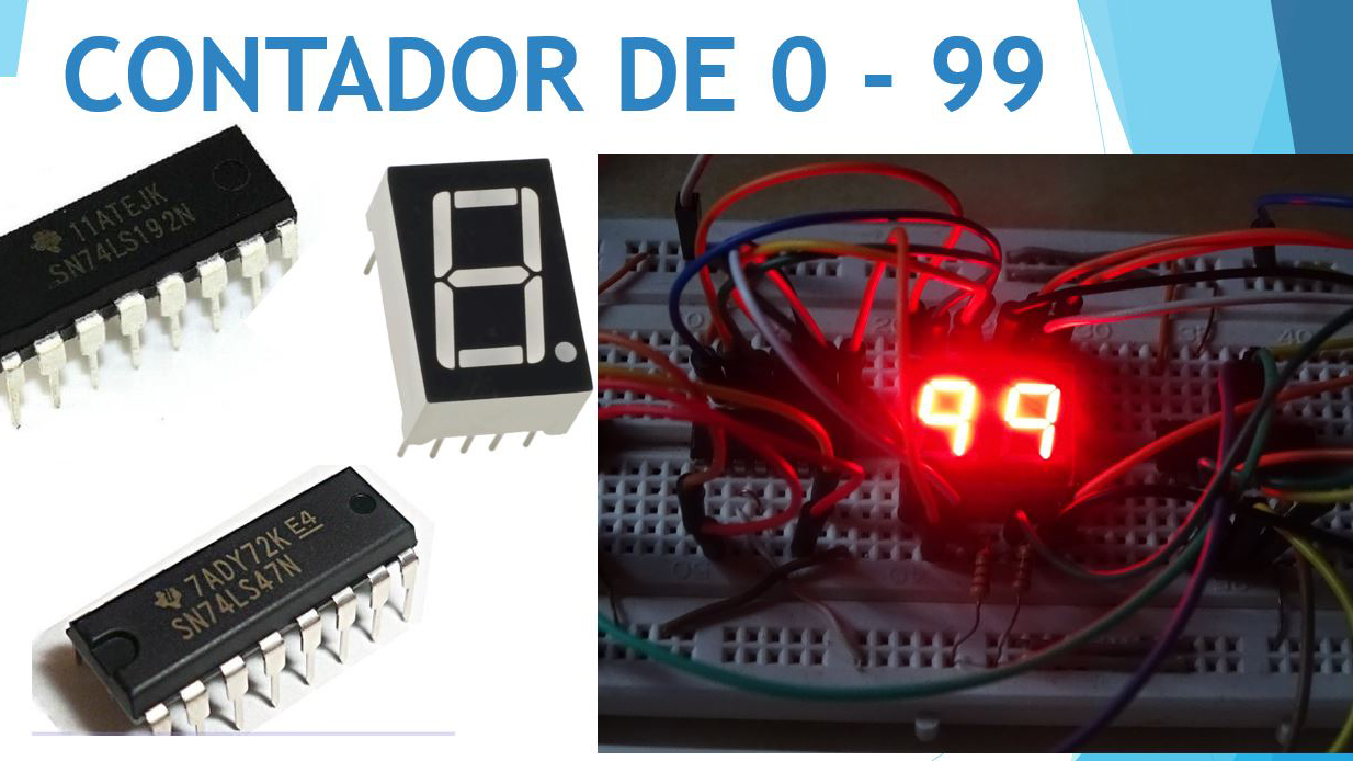Contador con Display de 7 Segmentos (0 – 99)