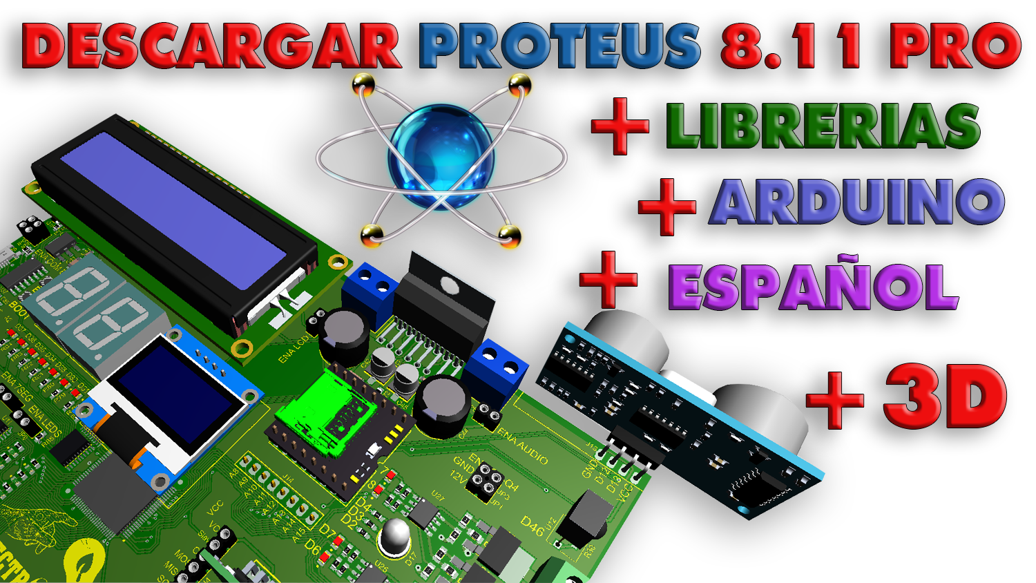 Como descargar e instalar proteus 8.11 + idioma español + librerias ...