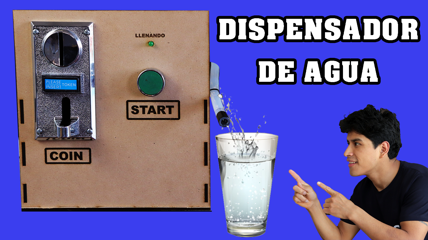 DISPENSADOR de AGUA sin ARDUINO, Solo con componentes básicos || hazlo ...